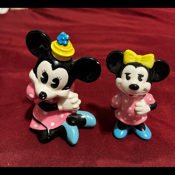 Toys | Vintage Ceramic Walt Disney Productions Minnie Mouse Figurines ...